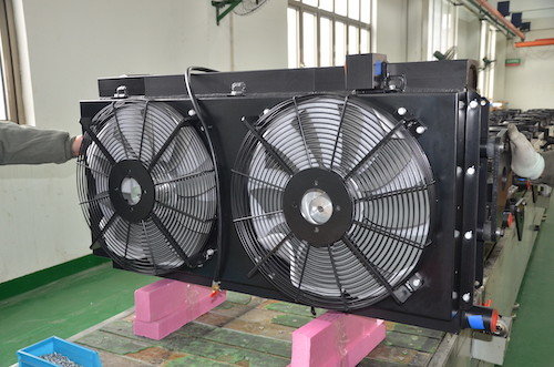 Aluminum Bar and Plate Air Cooled Heat Exchanger for railway Application